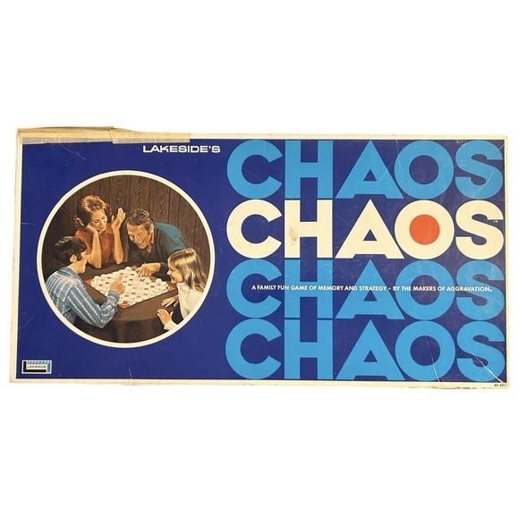 Games | Vintage 1971 Chaos Board Game By Lakeside Memory Strategy ...